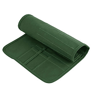 CHENJIEUS Paint Brush Foldable Bag, New 30 Hole Draw Pen Roll Up Portable Canvas Paint Brush Bag Artist Watercolor Oil Brush Case