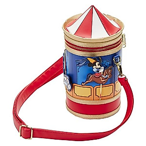 Brave Little Tailor Mickey and Minnie Mouse Carousel Crossbody Bag