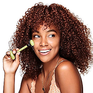 Jade Stone Face Roller by Revlon, Dual-Sided Face Massager to Cool and De-Puff, Jade, 1 Count