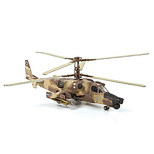 Zvezda 500787216 500787216-1:72 Russian Attack Helicopter Hokum Plastic Construction Kit Model Kit Assembly for Beginners Detailed Olive