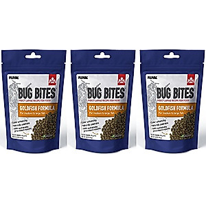 Fluval (3 Pack) Bug Bites Goldfish Formula for Medium to Large Fish