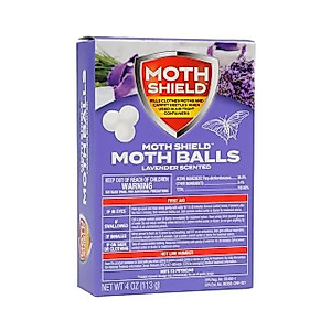 Moth Balls for Rodents Carpet Beetles - Pantry Moth Traps - Kills Clothes Moth Repellent Closet Clothes Protector Indoor - Lavender 2pack