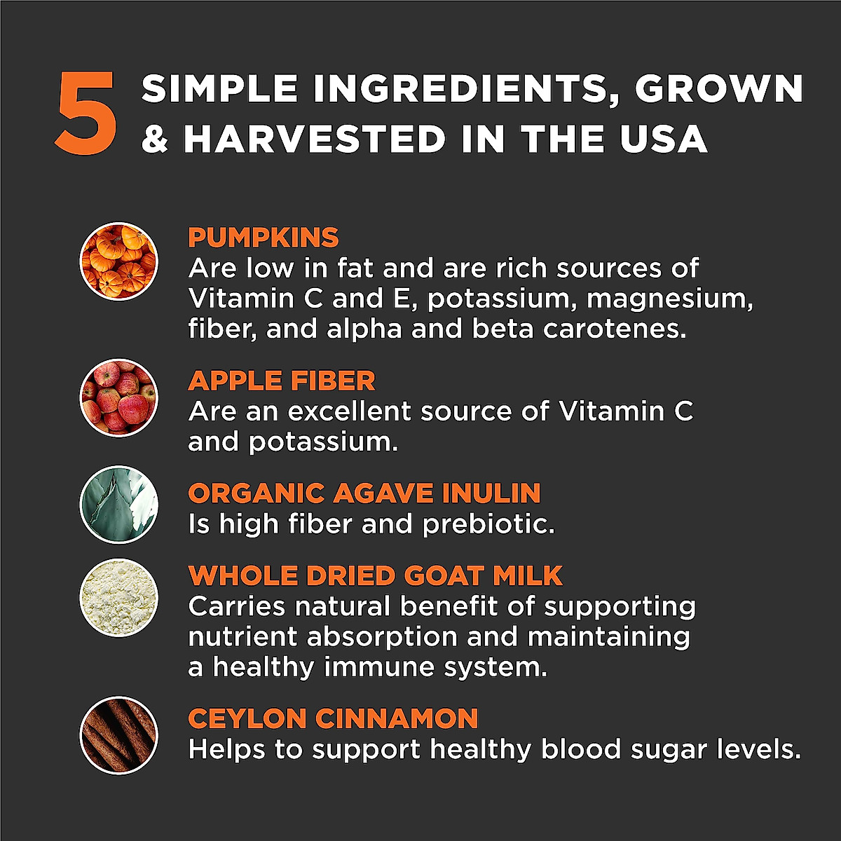 Super Snouts Pumpkin Latte Digestive Supplement for Dogs & Cats, Pumpkin Powder with Goat’s Milk, Made in USA Antibiotic Free, Healthy Gut & Stool, 10 oz