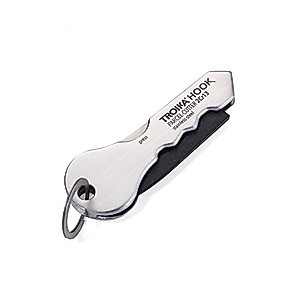 TROIKA Silver Tone Box Opener Keyring