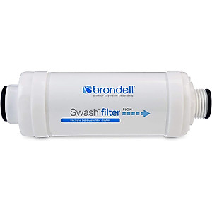 Brondell LT89 Swash Electronic Bidet Toilet Seat for Elongated Toilets & SWF44 Swash Bidet Filter Bundle