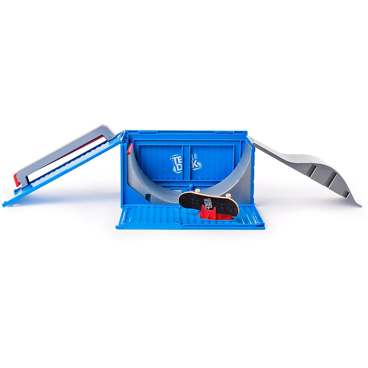 Tech Deck, Transforming SK8 Container Pro Modular Skatepark with Exclusive Fingerboard, Kids Toy for Ages 6 and Up (Styles May Vary)