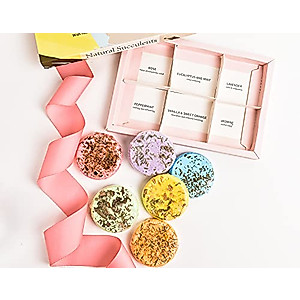 Aromatherapy Shower Steamers Variety Pack of 6 Shower Bombs With Essential Oils For Relaxation Shower Bomb Melts Shower Steamer Tablets Fizzies For Home Spa For Women