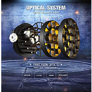 SHEHDS Moving Head Lights LED 19X20W Beam/Wash/Zoom/Dazzle/Strobe Effect RGBW 4in1 Big Bee Eye Stage Lights 4-45°Beam Angle CTO Mode DMX Control Professional DJ Lights for Christmas Club Wedding