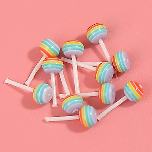 1/12 Dollhouse Miniature Food Potato Chips Bottles Lollipops Jar with Lollipops for Dollhouse Decoration Accessories Kitchen Scene Food Candy Snacks Model