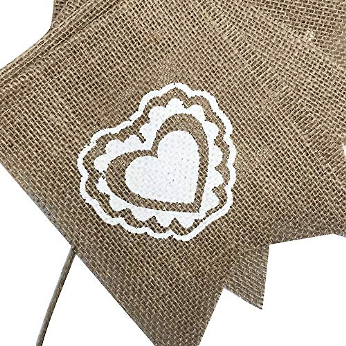 CrazyCharlie Welcome Baby Banner,Burlap Baby Shower Banner Rustic Gender Reveal Party Supplies for Party Decorations
