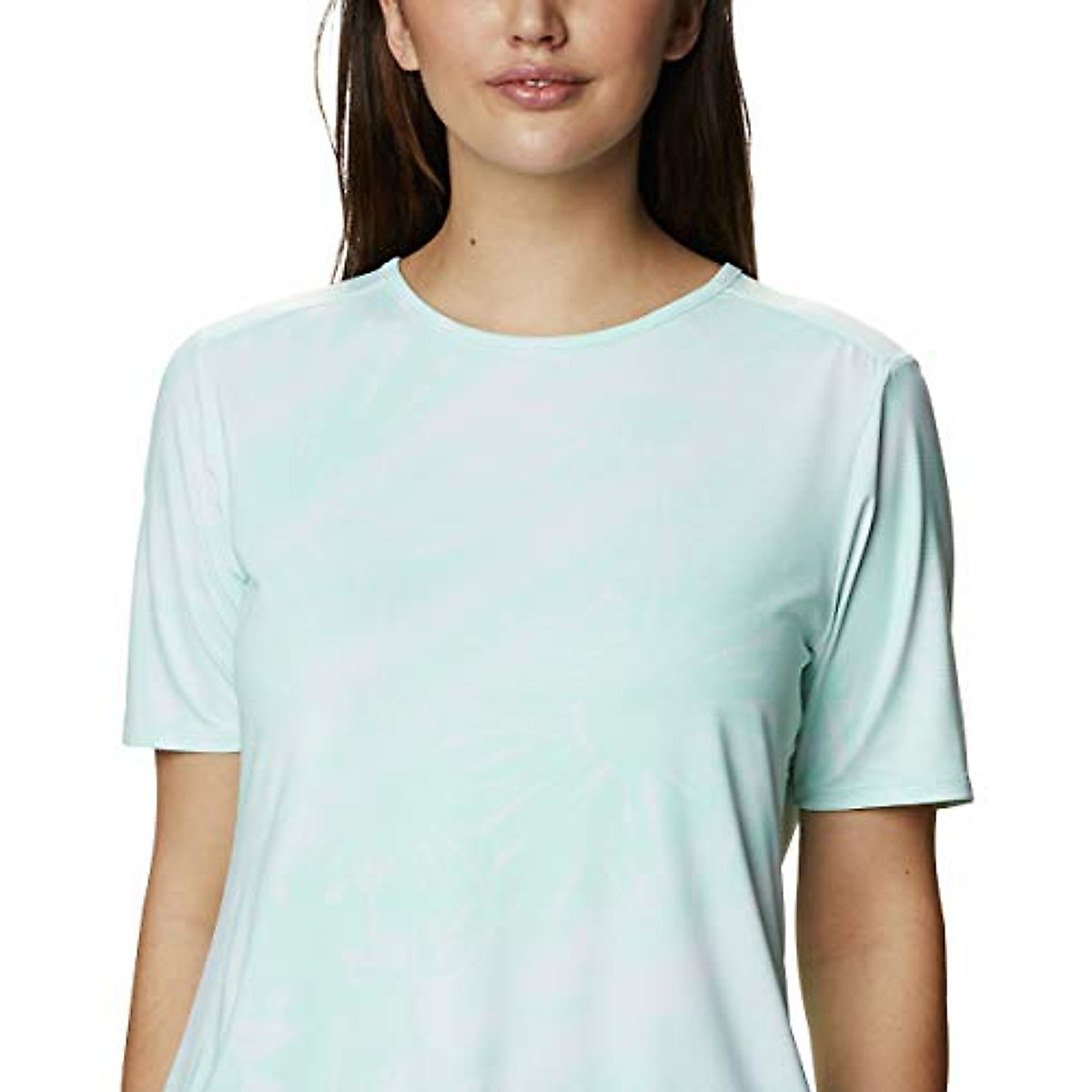 Columbia Women's Chill River SS, Mint Cay Print Sunburst, Large