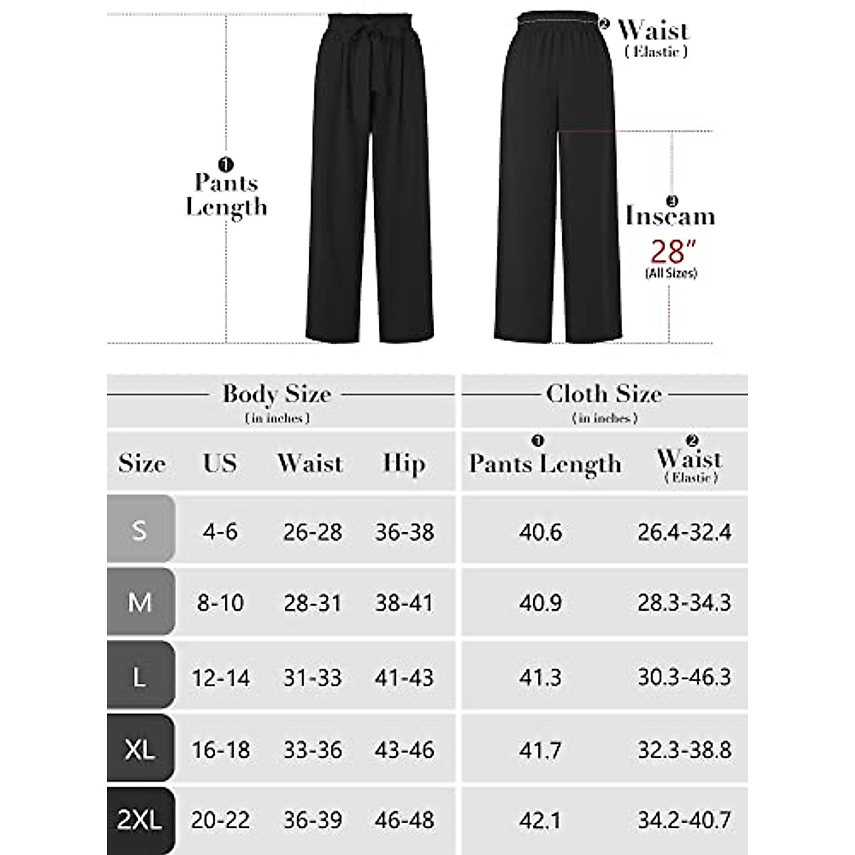 Heymoments Women's Wide Leg Lounge Pants with Pockets Coral Large Lightweight High Waisted Adjustable Tie Knot Loose Comfy Casual Trousers