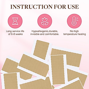 GOO GOO Hair Extension Tape Double Sided Adhesive Replacement Tape, Professional Strong Tapes for Tape in Hair Extensions 72pcs, 1.6 * 0.3inch per Piece