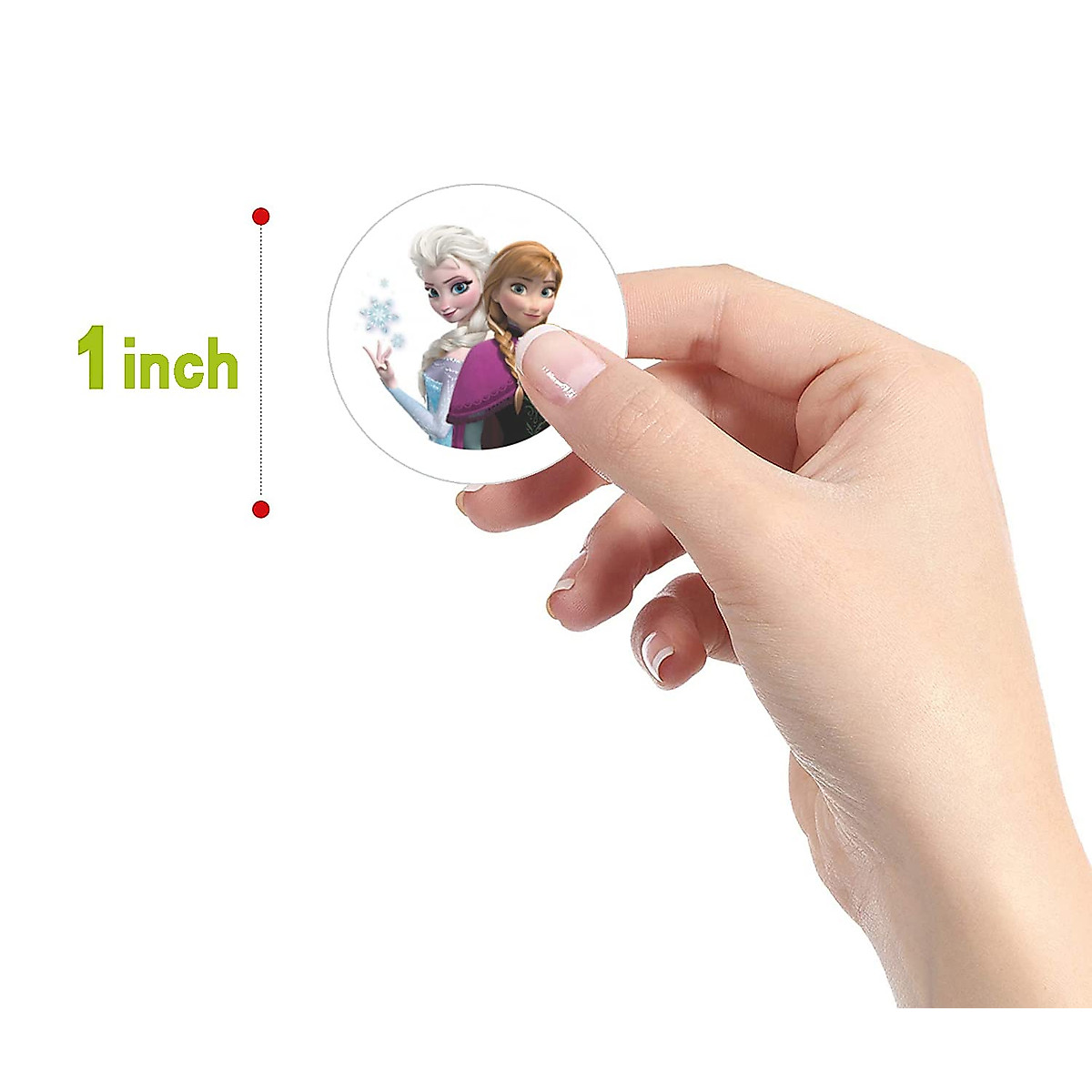 500 Pieces（8 Patterns） Princess Stickers Colorful Fashion Graffiti Rolls Self Adhesive Seals for Kids Girls Boys Teens Adults for Water Bottles Laptop Suitcase for Birthday Party Supply Decor Favor