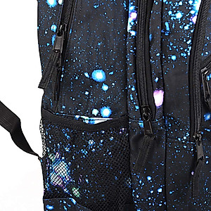 Parquet Novelty School & Travel Backpack For Outdoors, Luggage, Laptops - Adults and Teens Sports Bookbag, Flamingo, (Navy)