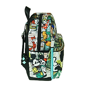 KBNL Mickey Mouse 12inch Deluxe All Over Print Daypack A21376 Medium