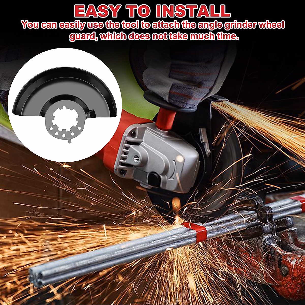 Angle Grinder Wheel Guard 43-54-0155 Fits for Milwaukee 6130-33 Small Angle Grinder 4-1/2" T27