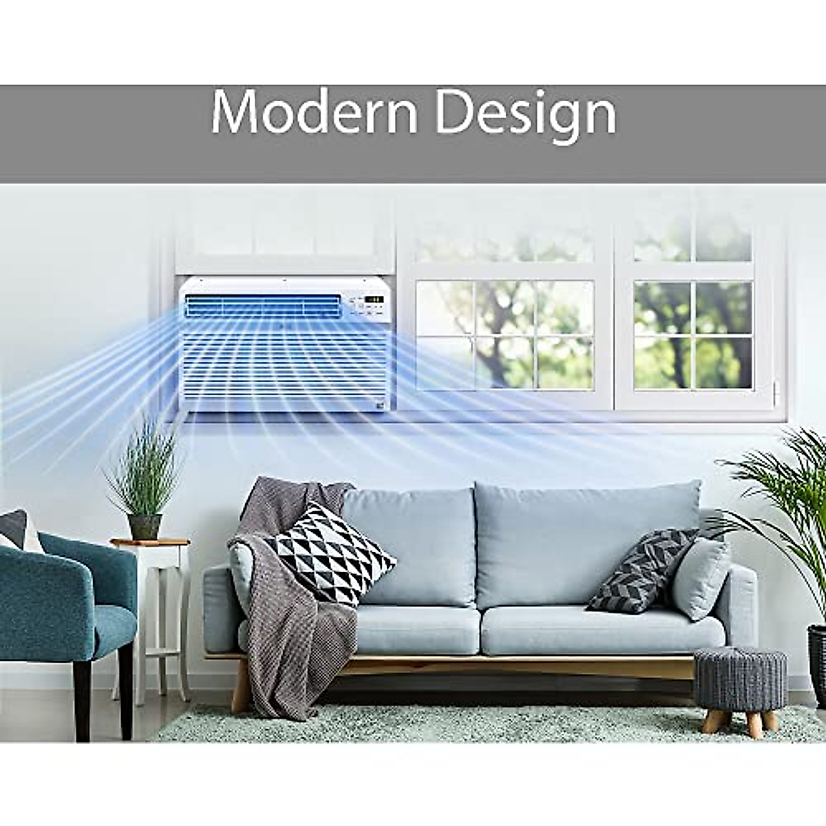 LG 10,000 BTU Window Air Conditioner, Cools 450 Sq.Ft. (18' x 25' Room Size), Quiet Operation, Electronic Control with Remote, 3 Cooling & Fan Speeds, Energy Star, Auto Restart, 115V, White