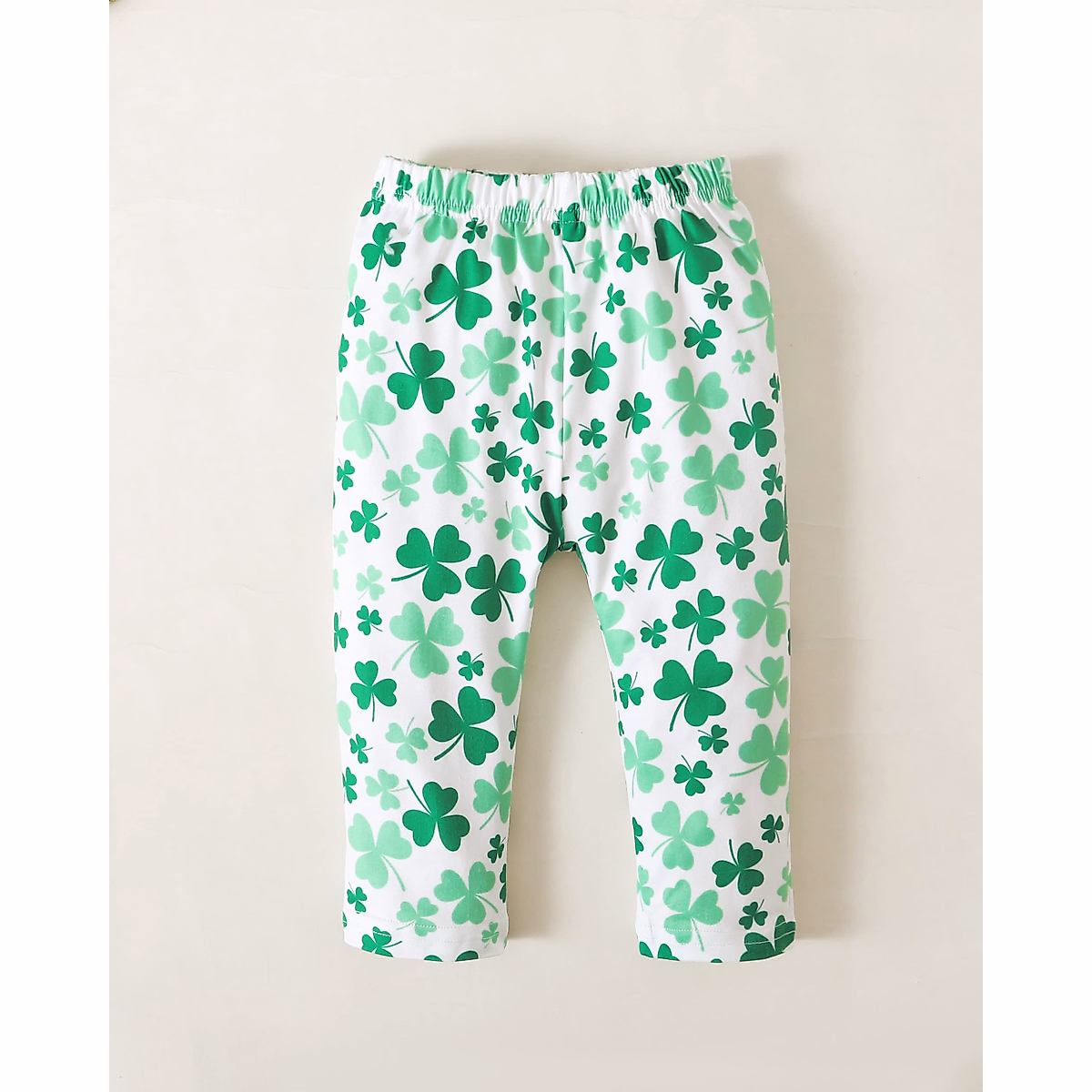 St. Patrick's Day Outfits Baby Girl Clothes 12 18 Months Long Sleeve Ruffle Top 18 months girl clothes Shamrock Print Pants Headband Winter Fall Clothing Sets Green