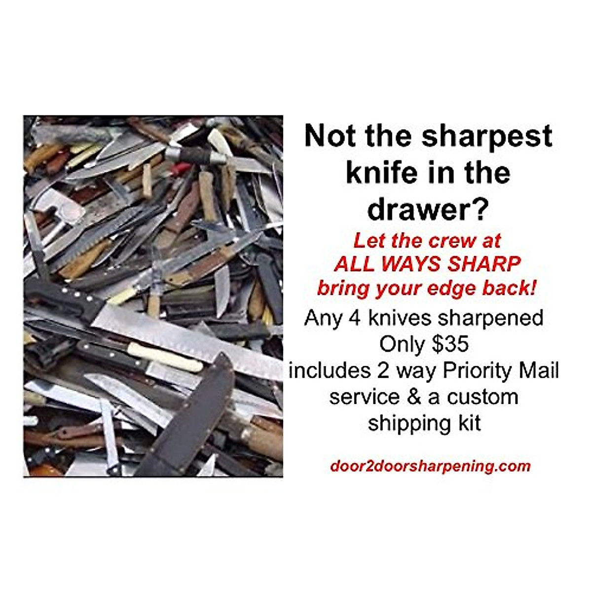 Knife Sharpening Service Kit