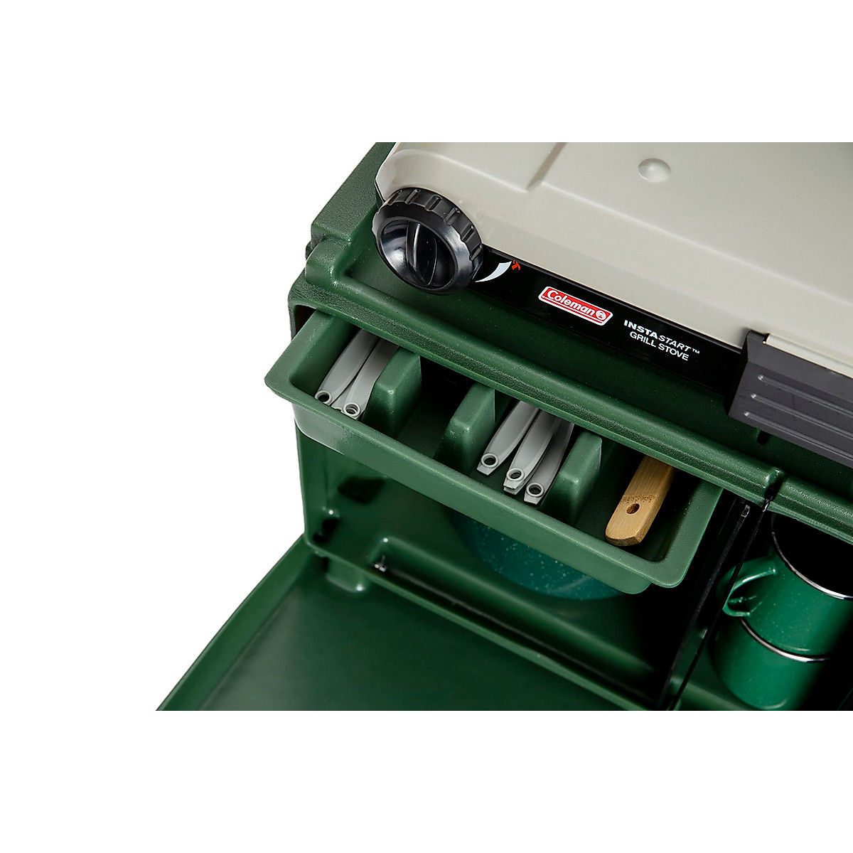 Yoke Chuck Box Camp Kitchen, USA Made, Ultimate Portable Camp Kitchen Box with Sink, Camp Kitchen Organizer