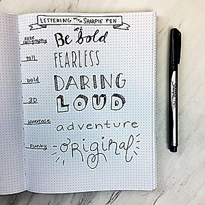 Sharpie 1742659 Fine Point Pens, Blister of 2 Pens, 3 Blisters, Total 6 Pens, Black Quick-drying Ink