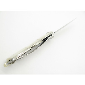 Mcusta Seki Japan Shiro-Take MC-153 AUS-8 Bamboo Folding Money Clip Pocket Knife