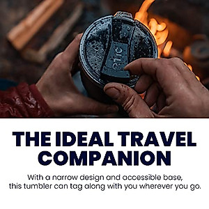 RTIC Tumbler, 30 oz Insulated Tumbler Stainless Steel Coffee Travel Mug with Lid, Spill Proof, Hot Beverage and Cold, Portable Thermal Cup for Car, Camping, Graphite