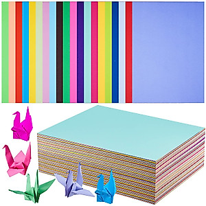1000 Sheets Construction Paper Bulk School Supplies 9 x 12 Inches Art Classic Lightweight Paper Craft for Kids Adults Holiday Drawing (Multicolored)