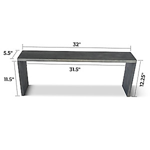 RELODECOR Over The Stove Spice Rack Shelf, Stove Top Organizer for Kitchen, 5.5 Inch Width (Ebony)