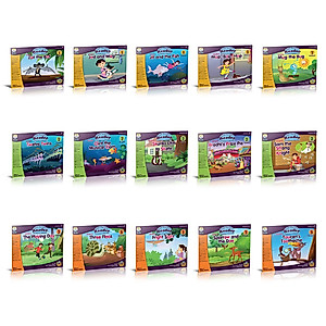 Early Reading Program for Baby, Toddler, Preschool, Kindergarten- Alphabet, Vowel Phonics & 200+ Sight Words - Little Champion Reader 9 DVD, Flash Card, Book Kit