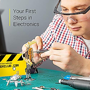 Geeek Club Robot Building Kit for Kids and Adults - Smart Nano Bots STEM Robotics Kits - Educational DIY Build Your Own Robot Set - Circuit Board Engineering Robotic Kid Science Toys (No Tools)
