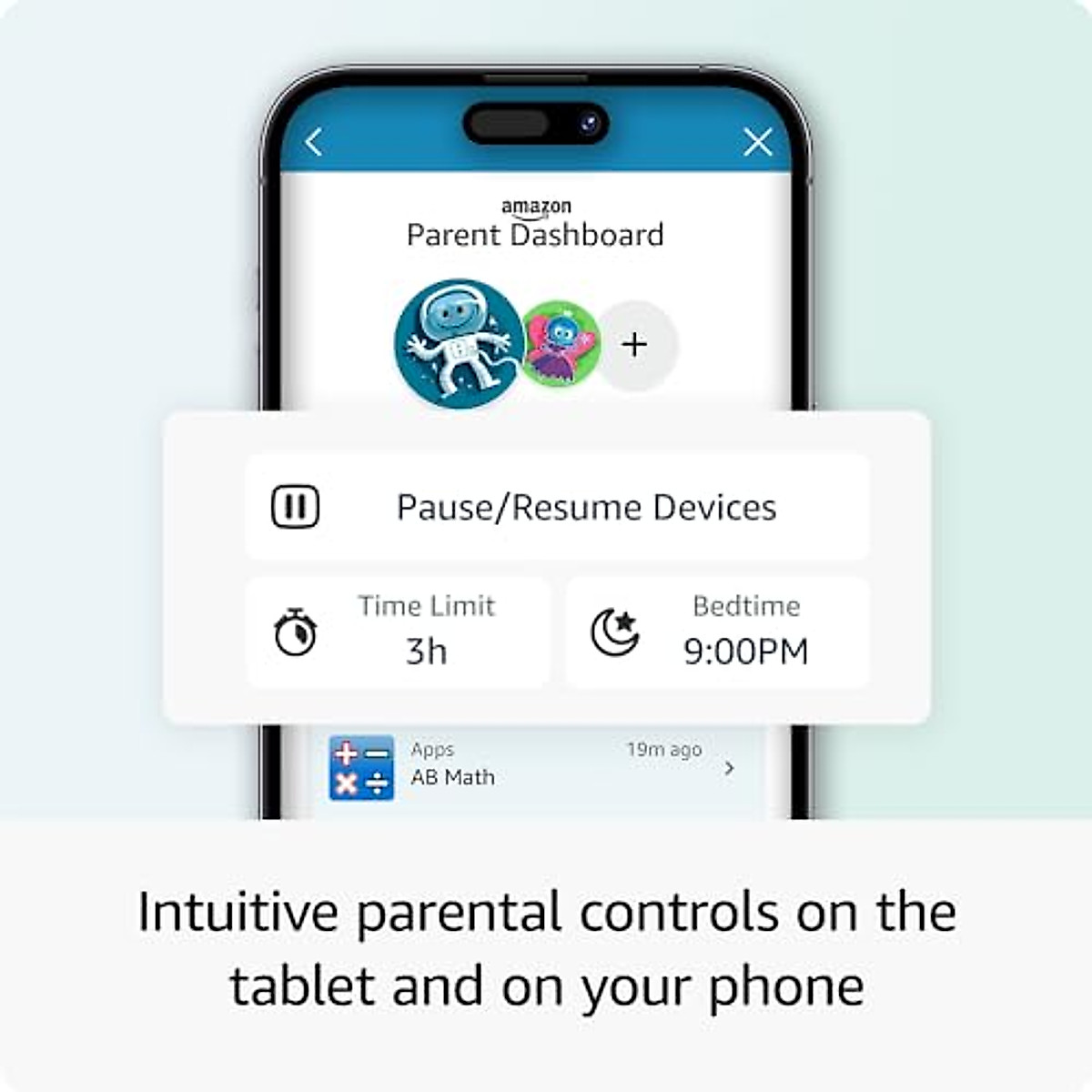Amazon Fire HD 10 Kids Pro tablet- 2023, ages 6-12 | Bright 10.1" HD screen | Slim case for older kids, ad-free content, parental controls, 13-hr battery, 32 GB, Happy Day
