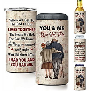 Valentines Day Gifts for Her, Him - Valentines Day Gifts for Wife, Husband - Anniversary, Birthday Gifts for Her, Him, Wife, Husband - Wife Gifts, Husband Gifts, Romantic Gifts for Her Can Cooler 16Oz