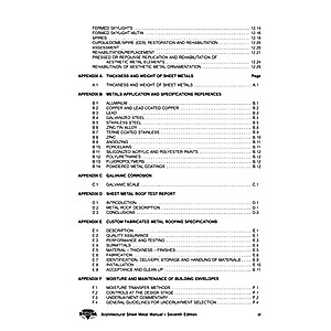 Architectural Sheet Metal Manual