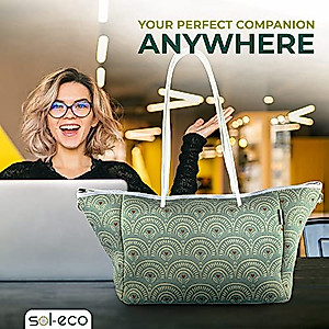 Sol-Eco Neoprene Bags for Women, Neoprene Crossbody Bags for Women with Zipper, Moving Board and Small Purse, Neoprene Beach Bags, Perfect for Gym, Beach & Travel valentine day gift