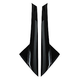 USTAR Black Left Right Pair Windshield Pillar Trim Molding Cover Fit for Ford Explorer 2011-2019 BB5Z7803136AA BB5Z-7803136-AB