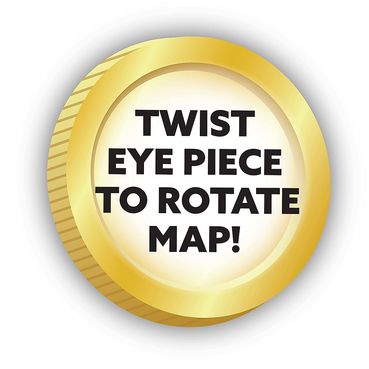 Disney Junior Mickey Mouse Adventure Spyglass with Sounds, Pirate Dress Up and Pretend Play, Kids Toys for Ages 3 Up by Just Play