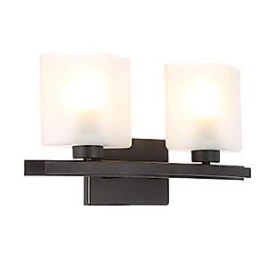 Ettrick 2 Light Oil Rubbed Bro 8"h x 18.5w x 9.75d Oil Rubbed Bron