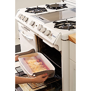 W&P Reusable Silicone Stretch Lid, Casserole (9 x 13) Set of 1, Dishwasher Safe, Freezer Safe, LFGB/Premium Silicone, Microwave Safe, Clear