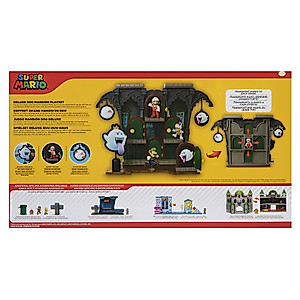 SUPER MARIO Action Figures Deluxe Boo Mansion Playset