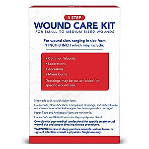 All Health Wound Care Kit, 40 Items | For Small to Medium Sized Wounds