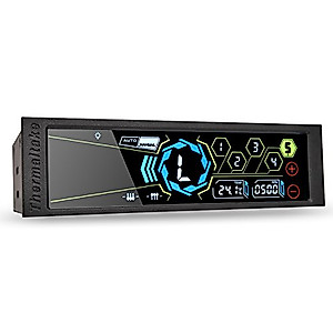Thermaltake Commander FT Touch Screen 5 Channel Single 5.25" Bay Cooling Fan Controller AC-010-B51NAN-A1