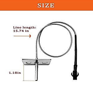 Replacement RTD Temperature Sensor Probe for Pit Boss P7 Series Vertical Smoker, BBQ PB-39P350 Part, Temperature Probe Sensor