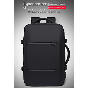 Travel Laptop Backpack, USB Charging Interface Travel Laptop Backpack, 35L Expandable Oversized Business Backpack, Universal Laptop Travel Backpack for Men and Women largesize grizzly