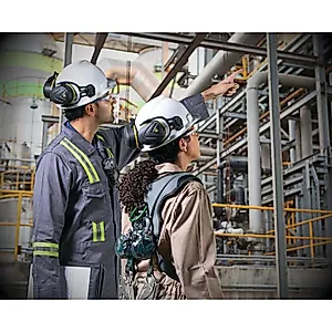 MSA 10034033 V-Gard 500 Cap Style Safety Hard Hat With 6-Point Fas-Trac III Ratchet Suspension | Polyethylene Shell, Self Adjusting Crown Straps - Standard Size in Navy/Gray