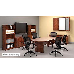 GOF 6FT, 8FT, 10FT Conference Table & Chair (G11514B) Set, Dark Cherry, Espresso, Artisan Grey, Mahogany, Walnut (6ft Table Only, Dark Cherry)