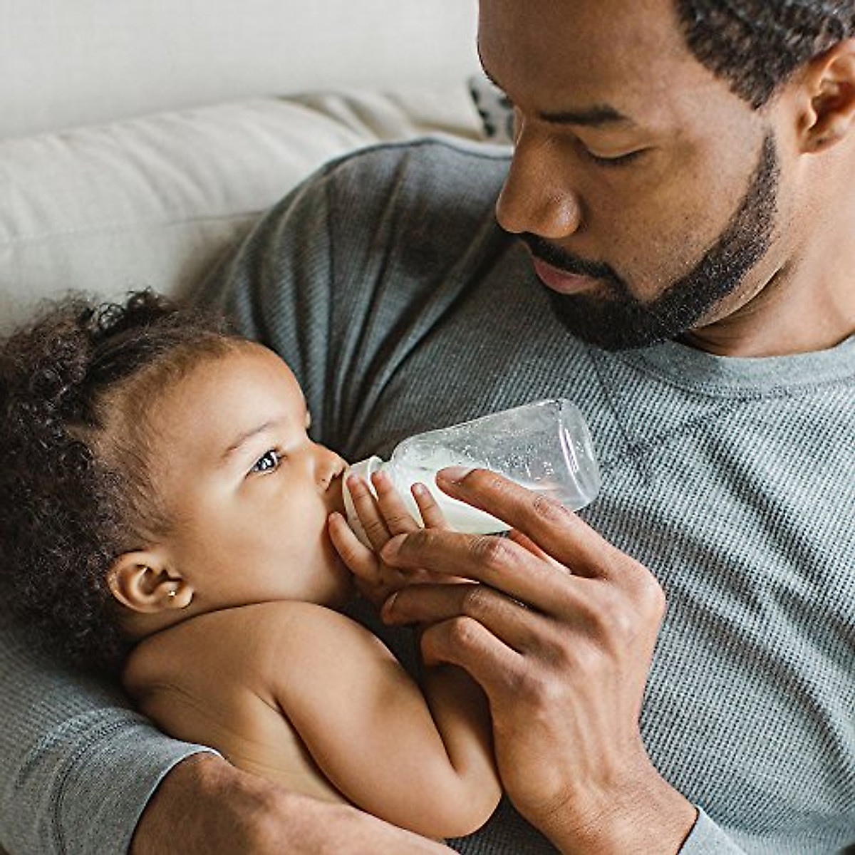 Evenflo Feeding Classic Glass Twist Bottles, 8 Ounce (Pack of 6),Clear,1018611