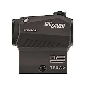 SIG SAUER Romeo5 1x20mm Tread Closed Red Dot Sight | High-Performance Durable Waterproof Fog-Proof Compact 2 MOA Red Dot Sight for SIG M400 Tread