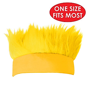 Beistle Yellow Hairy Headband